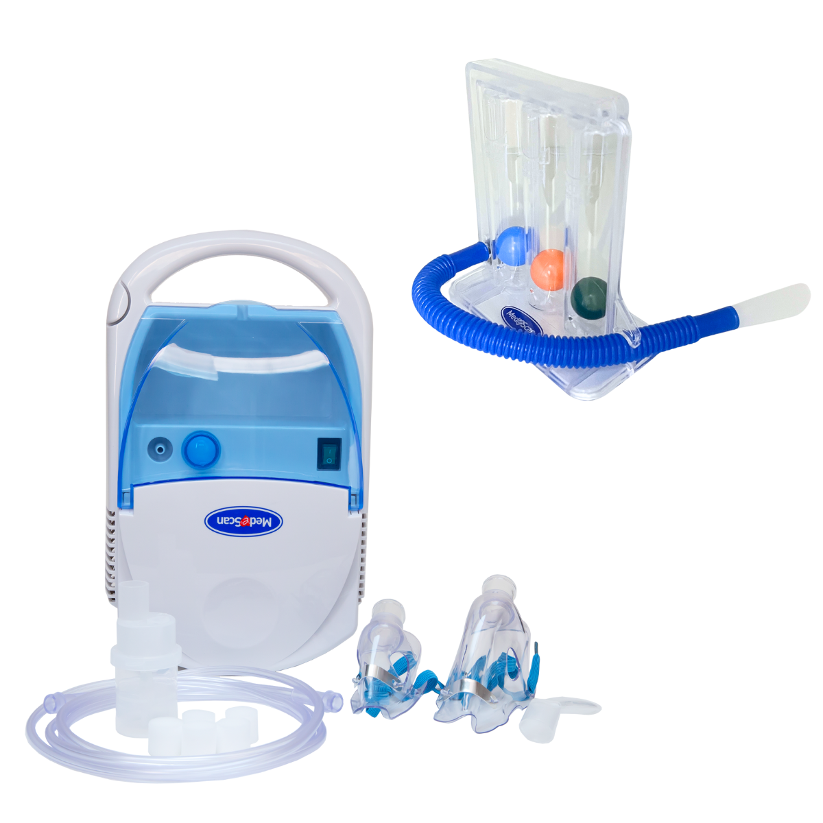 Nebuliser + RespiraFit Spirometer Bundle - $34.99 Off RRP – MedeScan